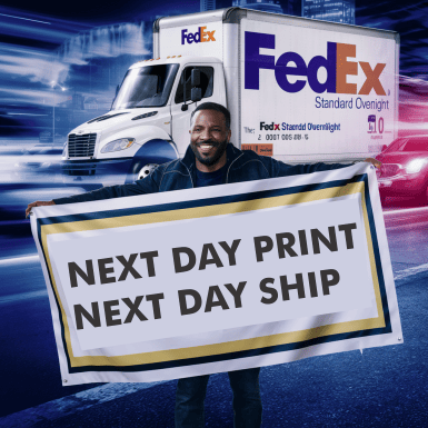 Custom Printed Banners Delivered in 2 Days, FedEx Standard Overnight ...